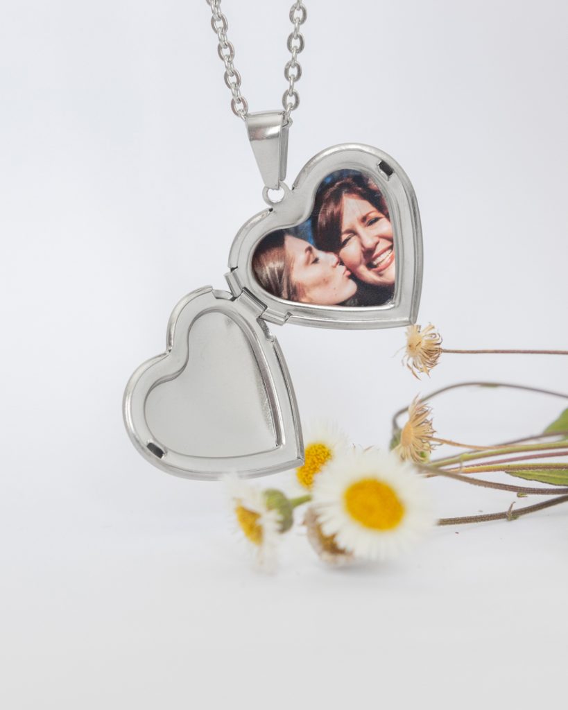 Relicario de corazón / Acero Inoxidable - Chulis